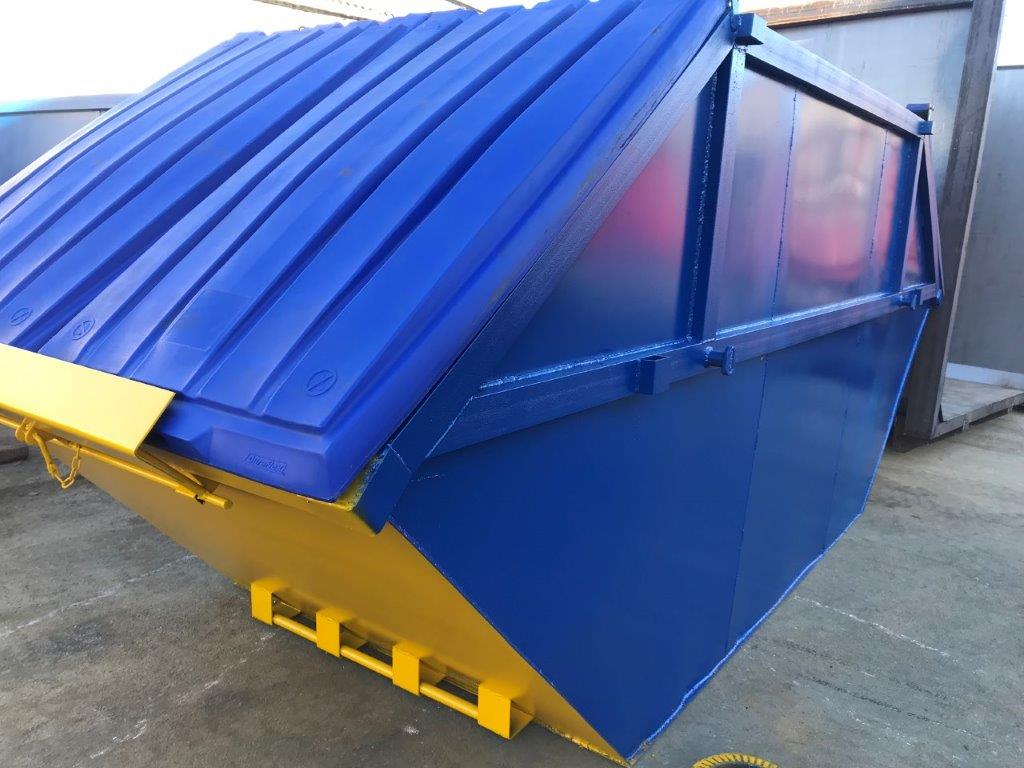 Enclosed Skips from 4 to 16 cubic yard for sale